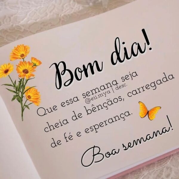 As 5 melhores mensagens de Boa Semana - BomDia365